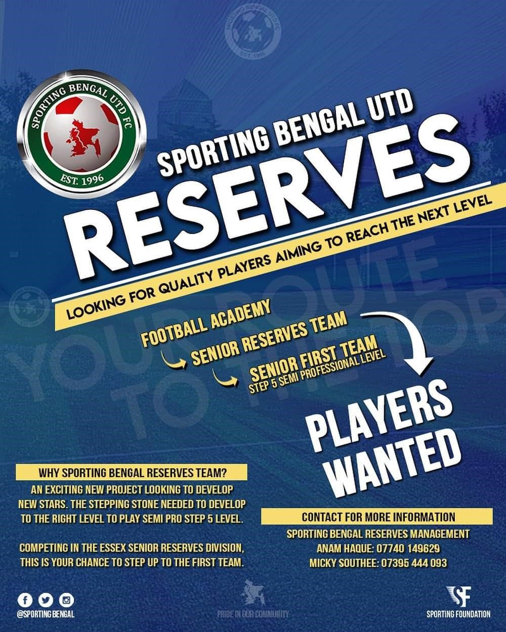 Sporting Bengal Reserves – Sporting Foundation